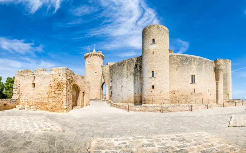 Bellver Castle, the unusual circular fortress by the Mediterranean Sea